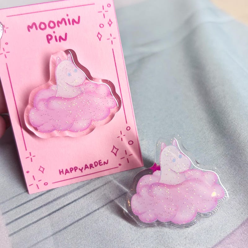 Moomin pin - Etsy