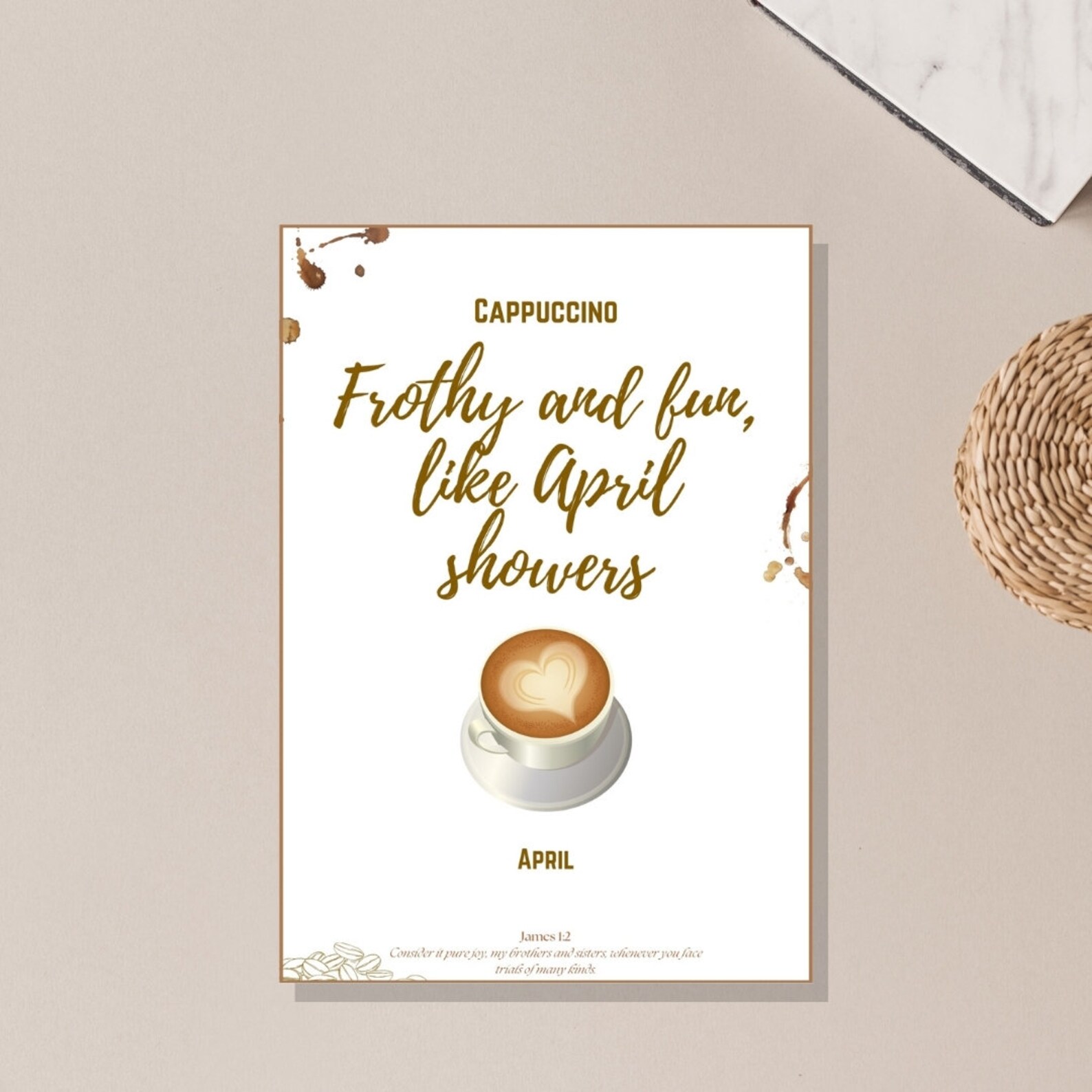 Coffee-themed SOAP Method Bible Study Printable Journal | Downloadable ...
