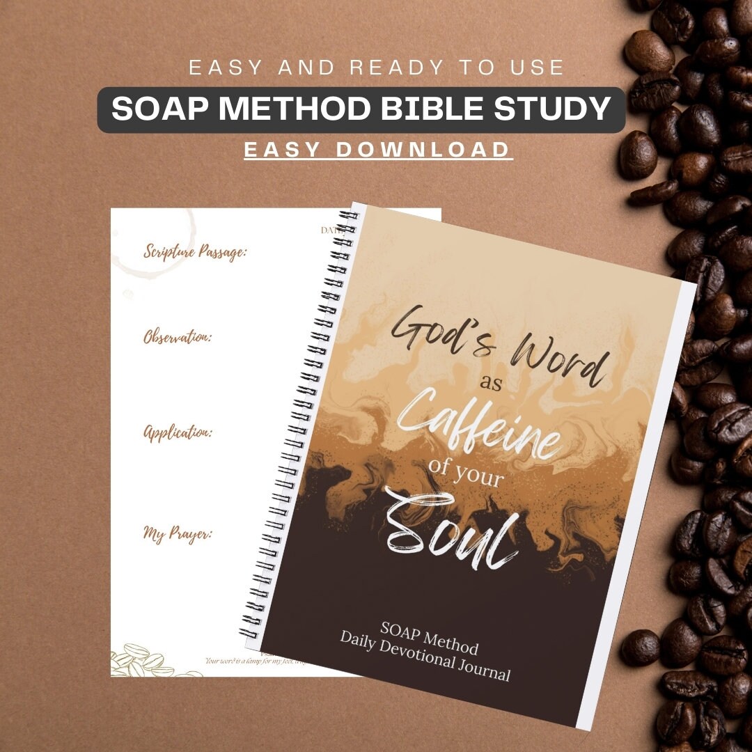 Coffee-themed SOAP Method Bible Study Printable Journal | Downloadable ...