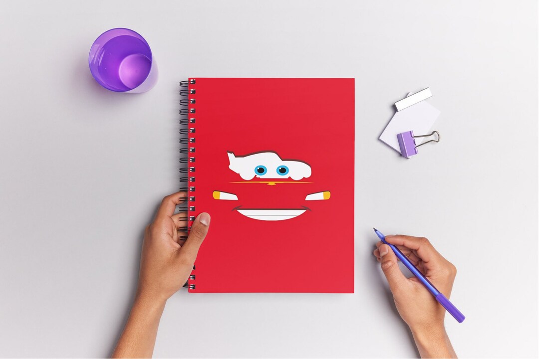 Lightning Mcqueen A5 Spiral Notebook Disney/pixar: Cars Cool ...