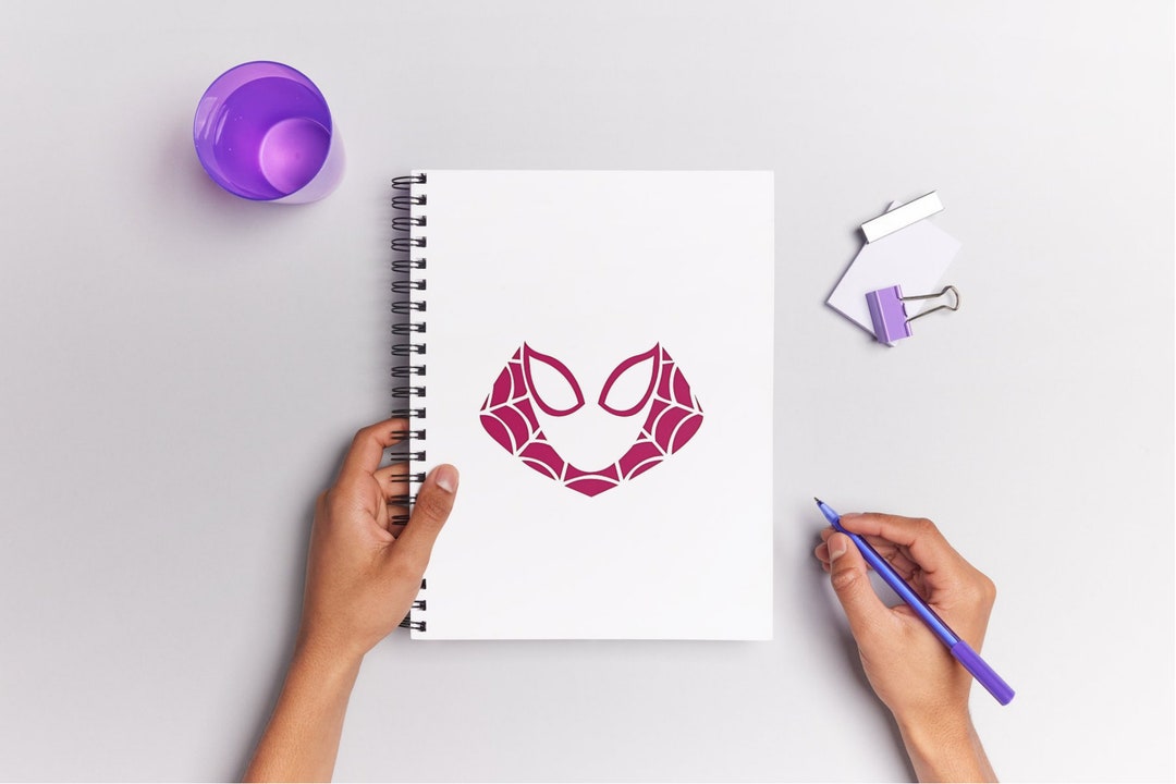 Spider-gwen A5 Spiral Notebook Spider-man:into the Spider-verse Cute ...