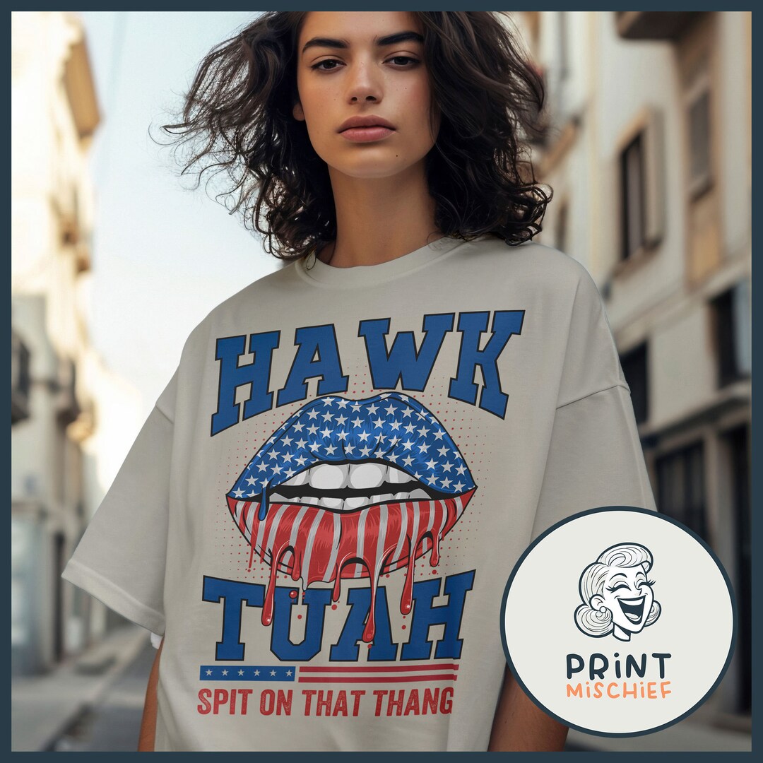 Hawk Tuah 24 Lips Spit on That Thang Ai, SVG, PNG, Pdf, Funny Viral ...