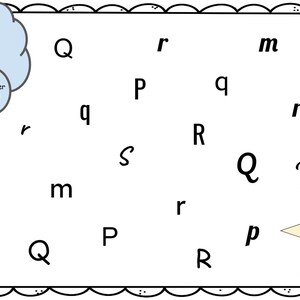 Seek and Highlight Letters - Etsy