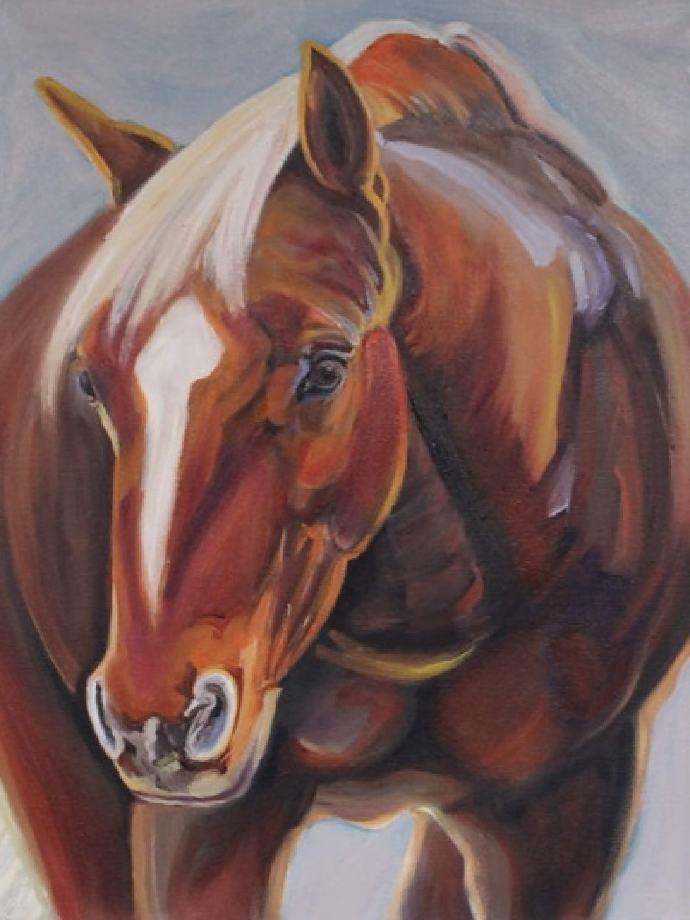 Custom horse painting horse artist painting from your photo | Etsy