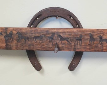 Old West 2 Headstall Wood Bridle Rack With Top Shelf - Etsy