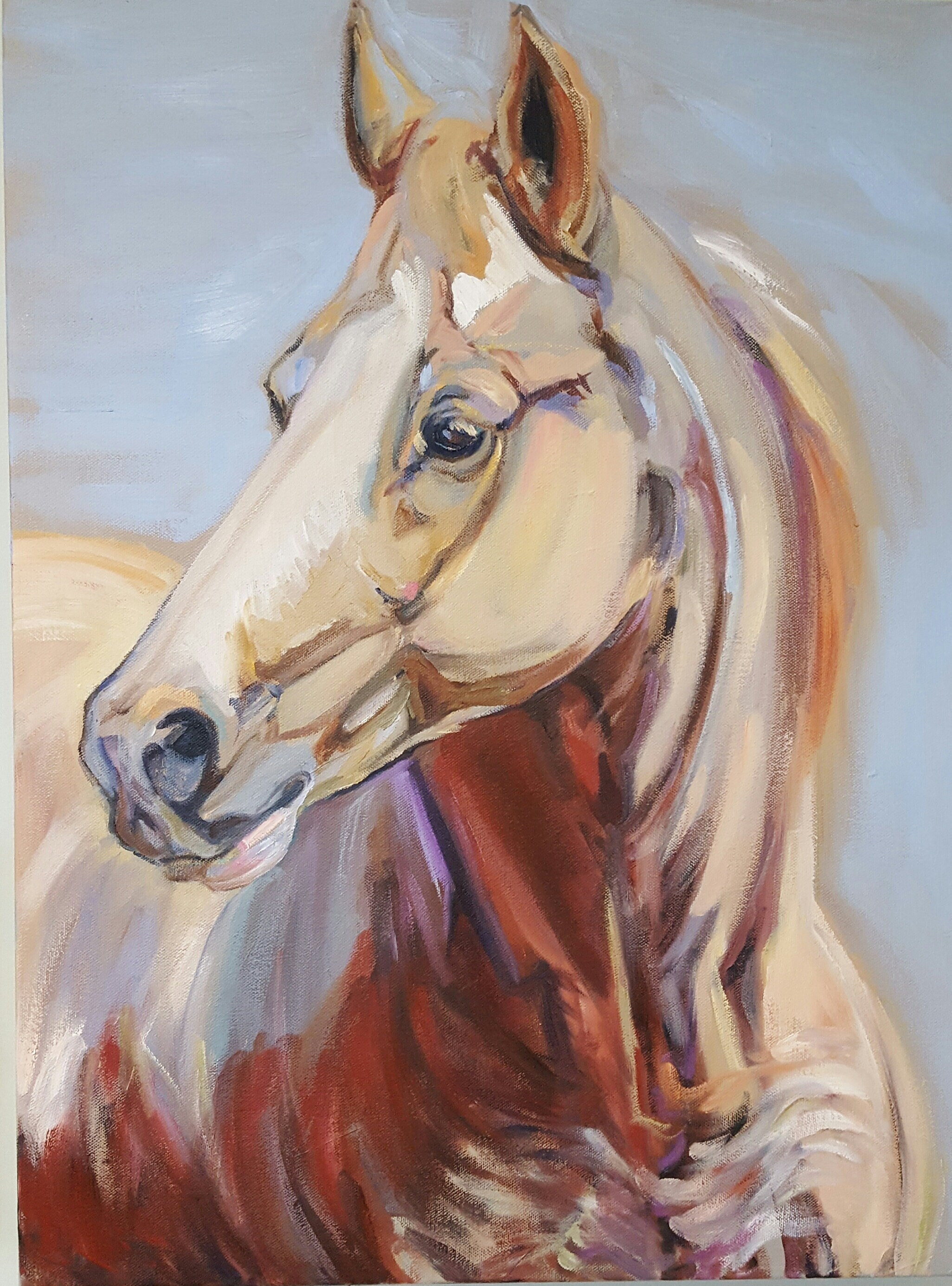 Custom horse painting horse artist painting from your photo | Etsy