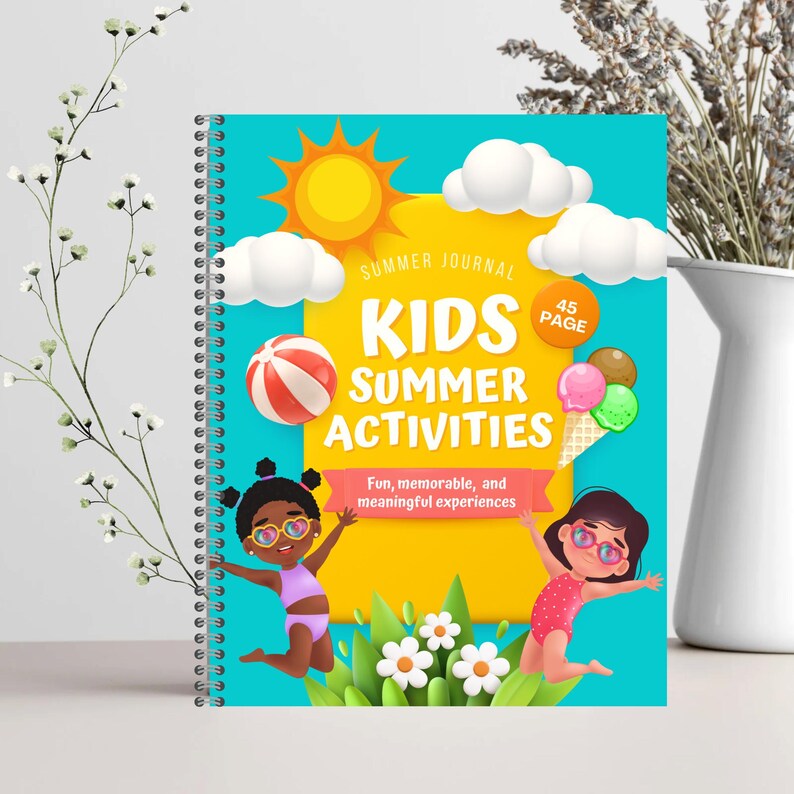 Kids Summer Activities Journal | Printable Daily Planner & Fun ...