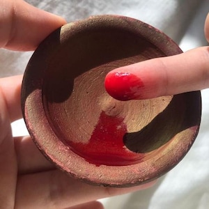 Berber Lip Stain, Moroccan Clay Pot, Lip and Cheek Stain, Handcrafted ...