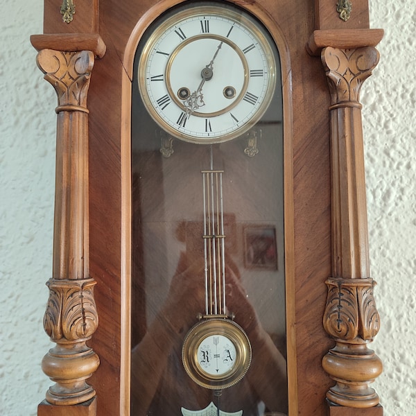 Antique Pendulum Wall Clock - Etsy