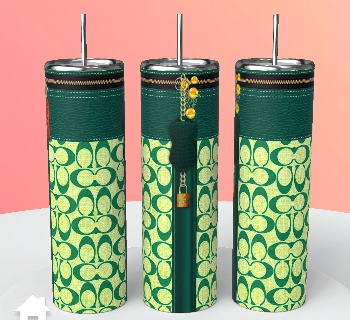 Cool Coach Purse Look Alike Tumbler/water Bottle. Stainless Steel ...