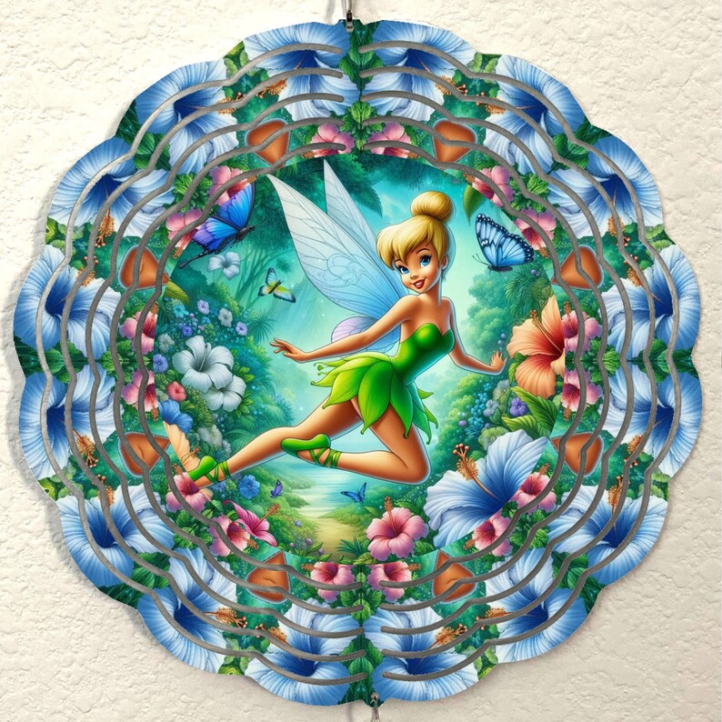 Wind Spinner PNG Beautiful Tinker Bell PNG Digital Download Graphic for ...
