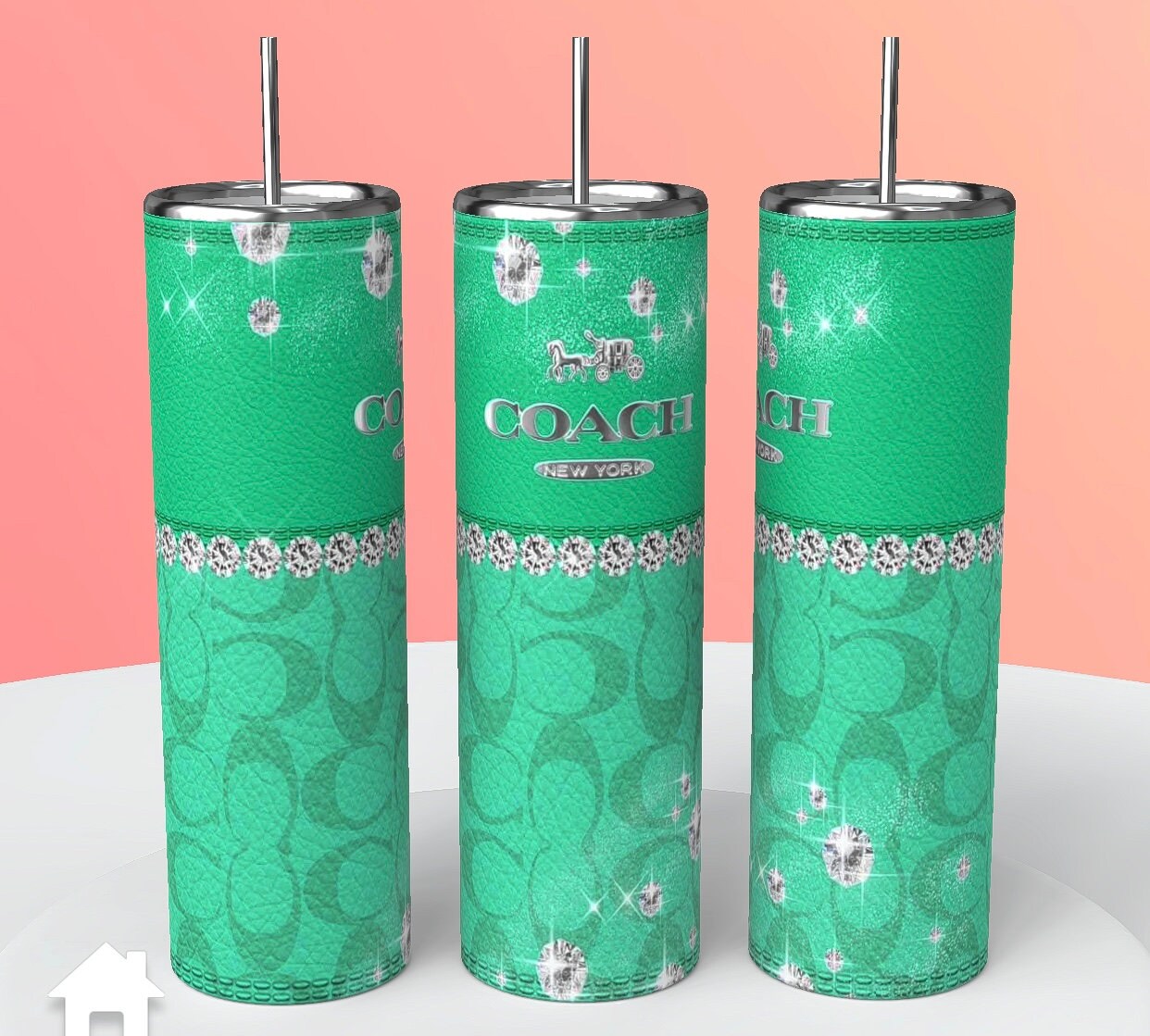 Cool Coach Purse Look Alike Tumbler/water Bottle. Stainless Steel ...