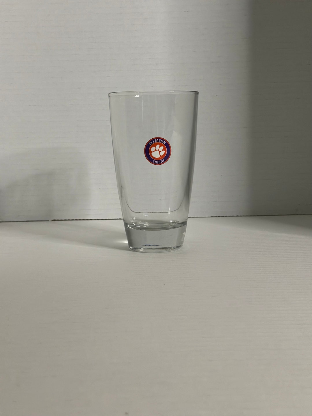 Clemson Glass Cup - Etsy