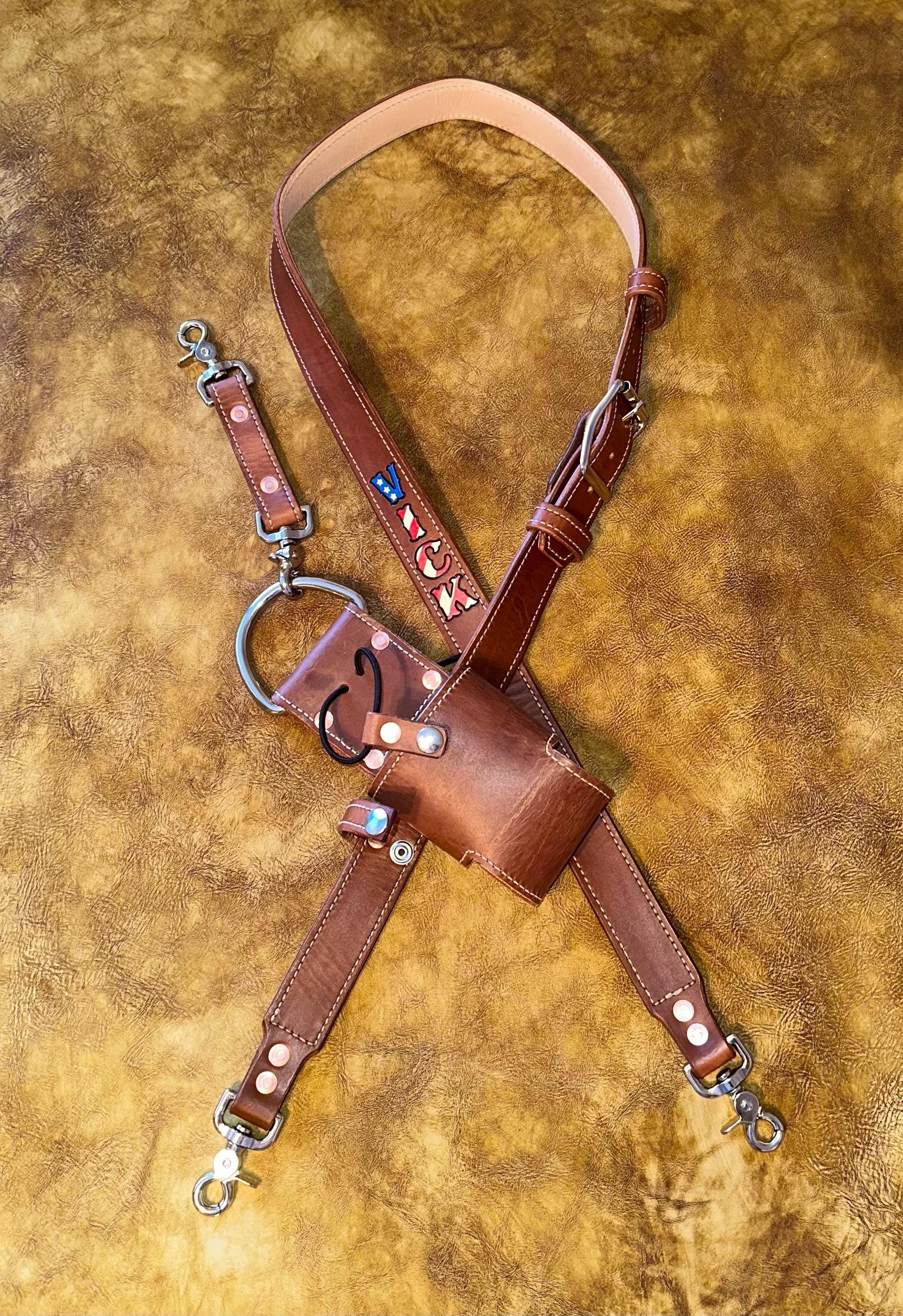 Firefighter Leather Radio Strap/bucket Combo - Etsy
