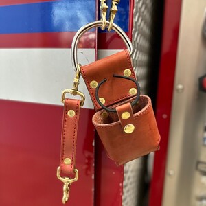Firefighter Leather Radio Strap/bucket Combo - Etsy