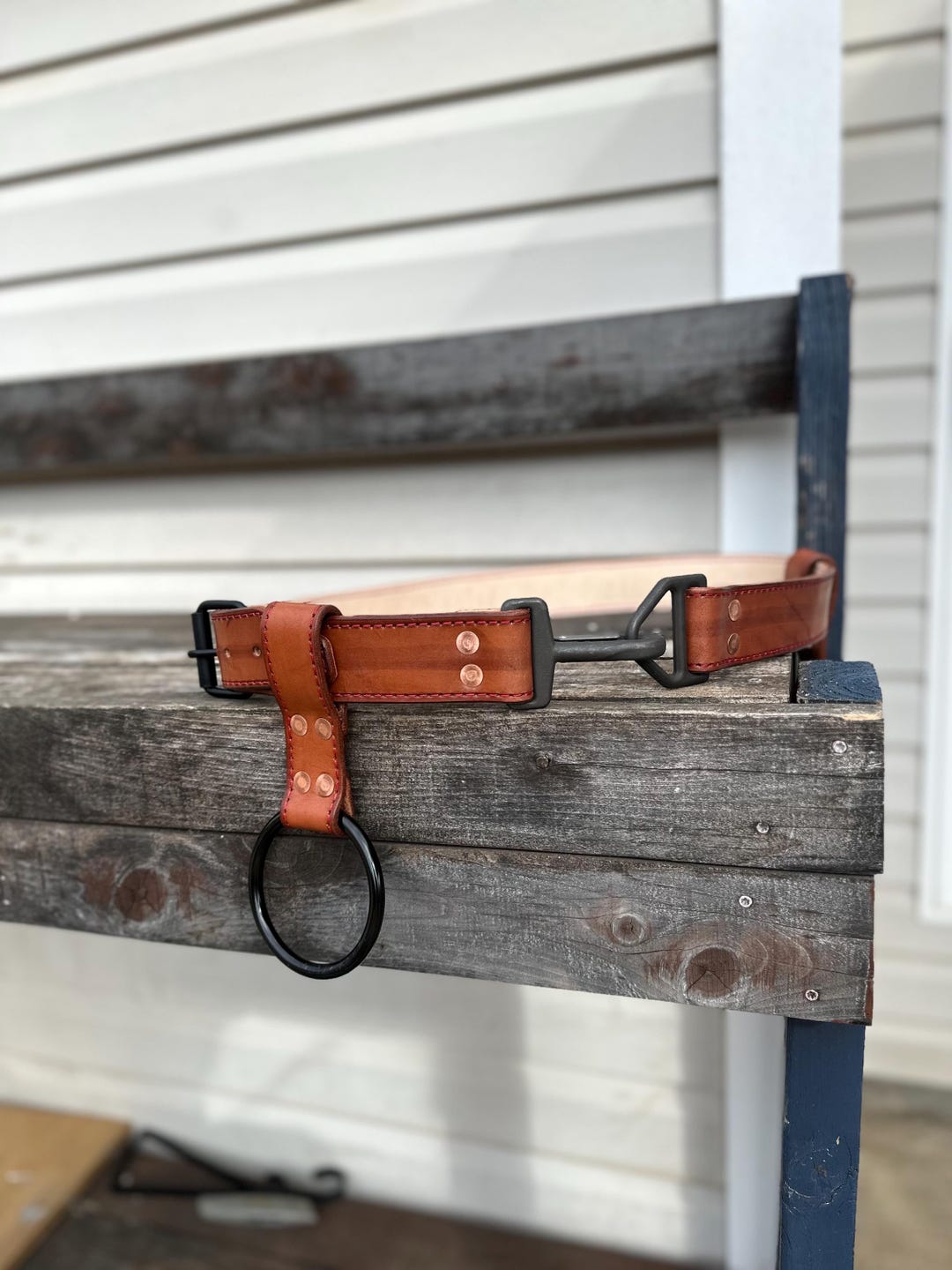 Leather Firefighter Truck Belt Attachment Loop ONLY - Etsy