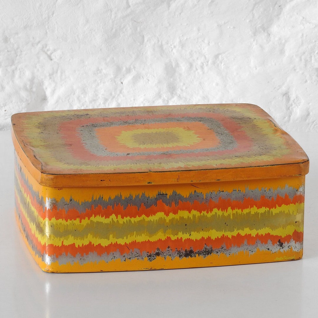 Anita Wangel Design for Ira Denmark, 1960s · Vintage Rectangular Metal ...