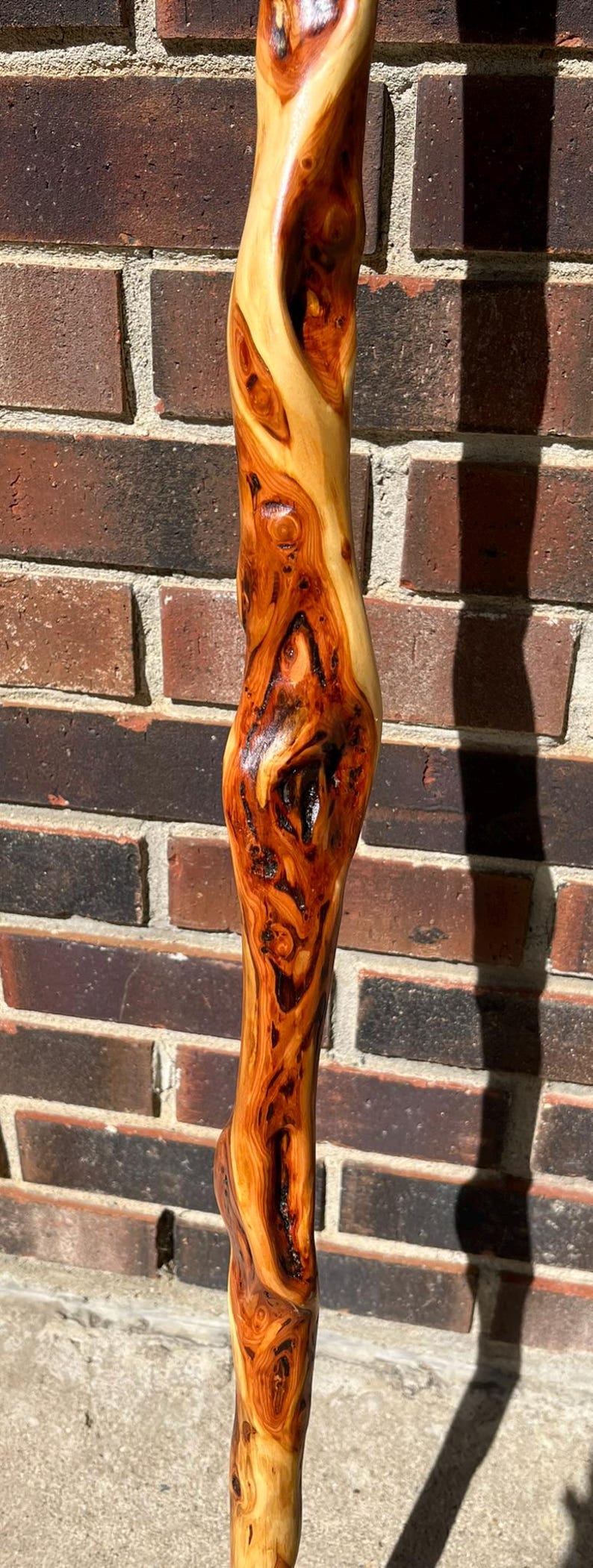 Diamond Willow Walking Stick/hiking Staff - Etsy