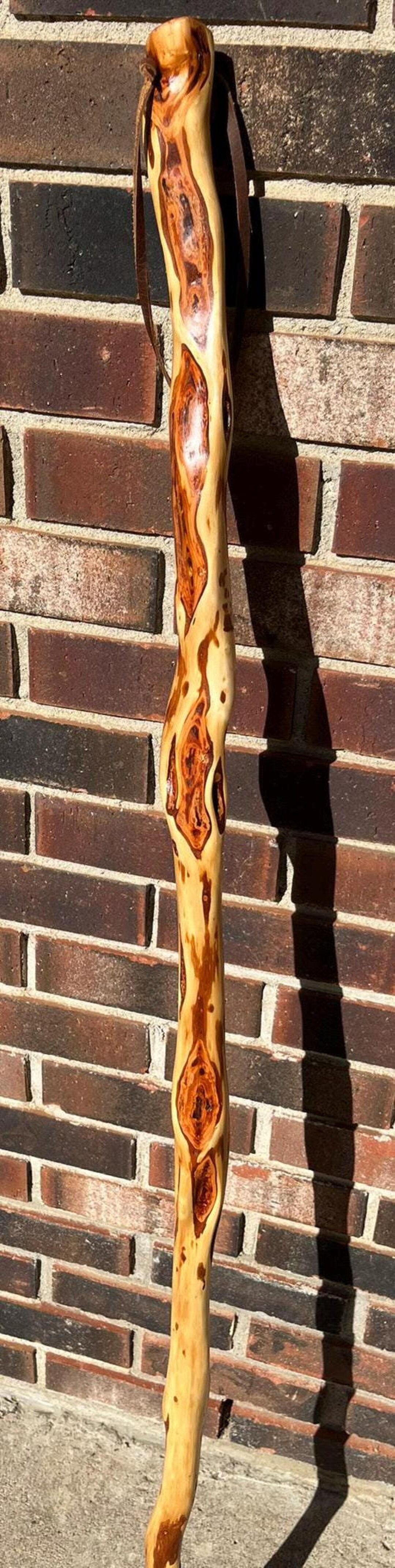 Diamond Willow Walking Stick/hiking Staff - Etsy