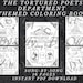 Printable 'the Tortured Poets Department' Album-themed Digital Coloring ...