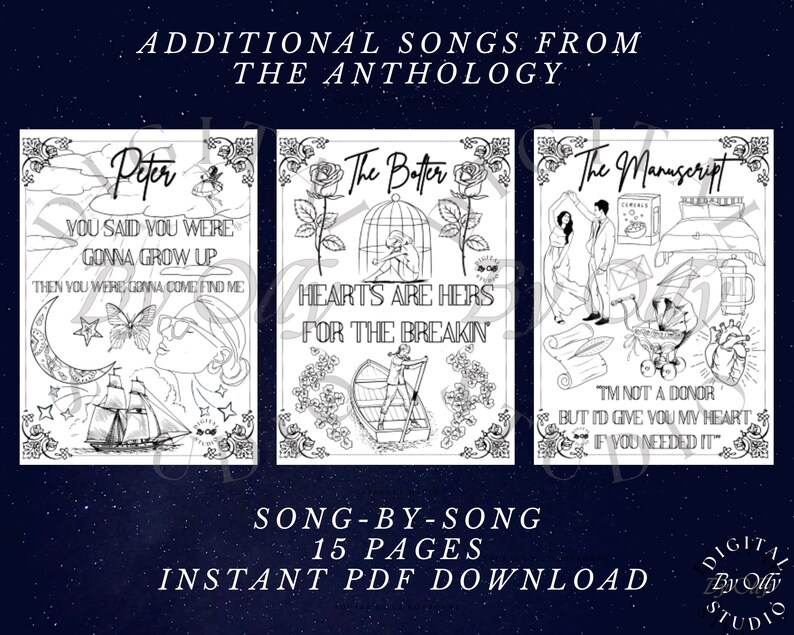 Printable 'the Tortured Poets Department: the Anthology' Album-themed ...