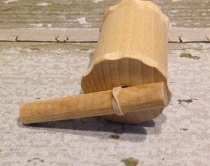 Toy Spool Tractor - Handcrafted Wooden Spool Threaded Wheel Tractor ...