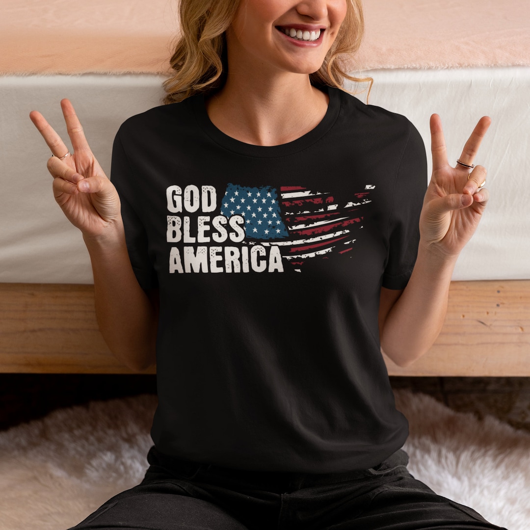 God Save America Shirt, American Flag Shirt, Patriotic Shirt, 4th of ...