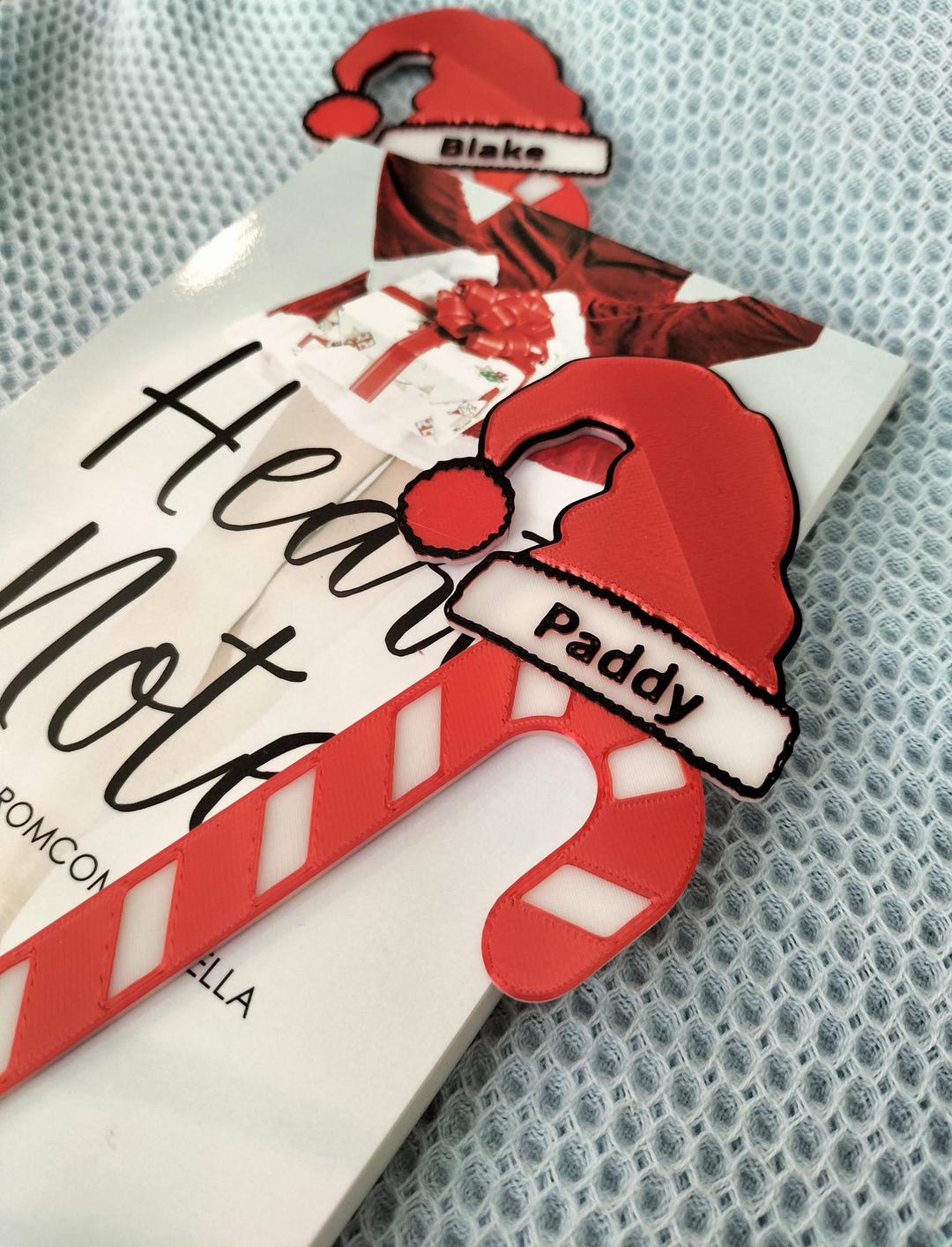 Candy Cane Bookmark 3D Printed With Magnet - Custom Name Option - Etsy