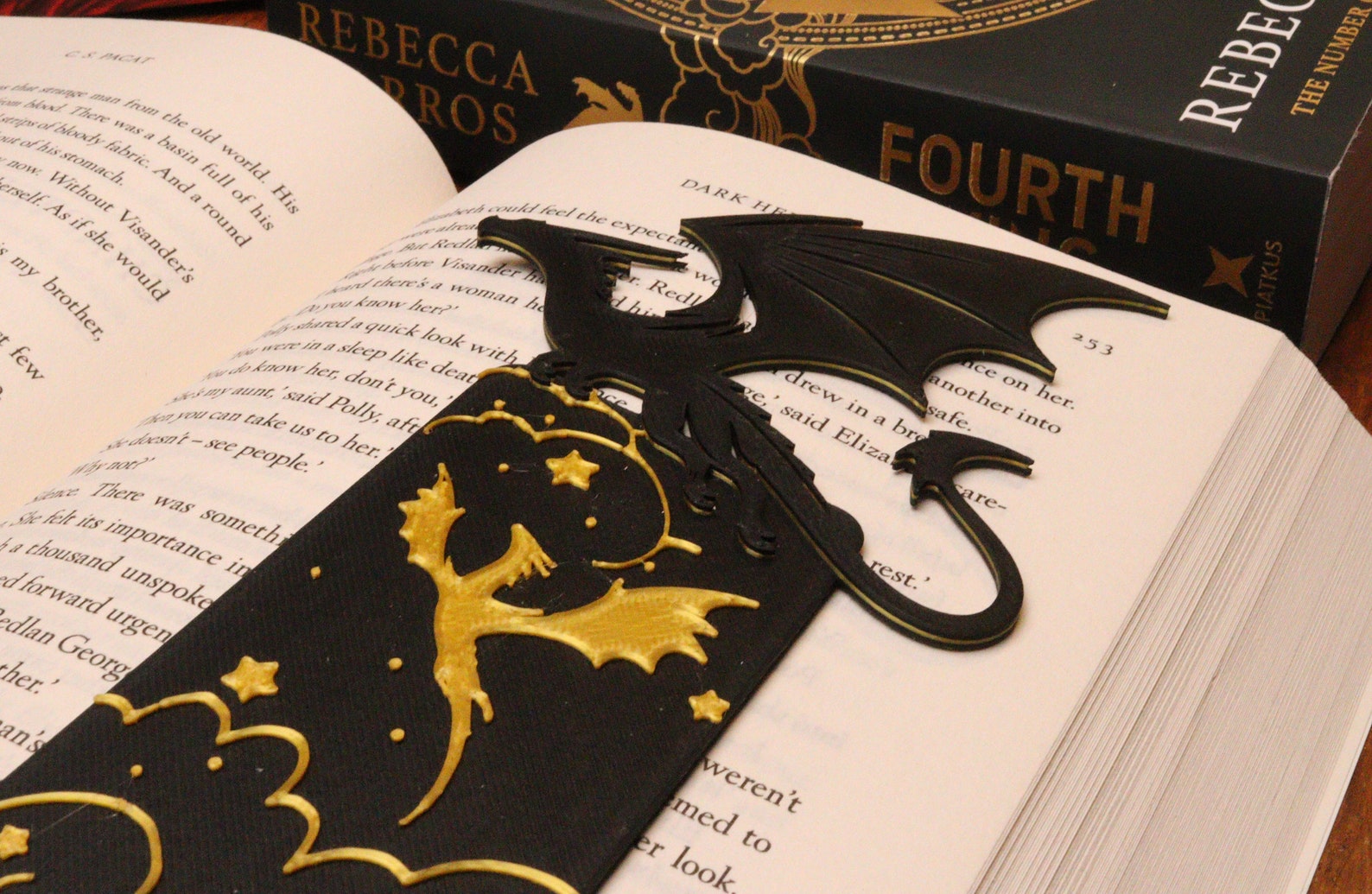 Dragon Bookmark 3D Printed - Fourth Wing Fans - Etsy