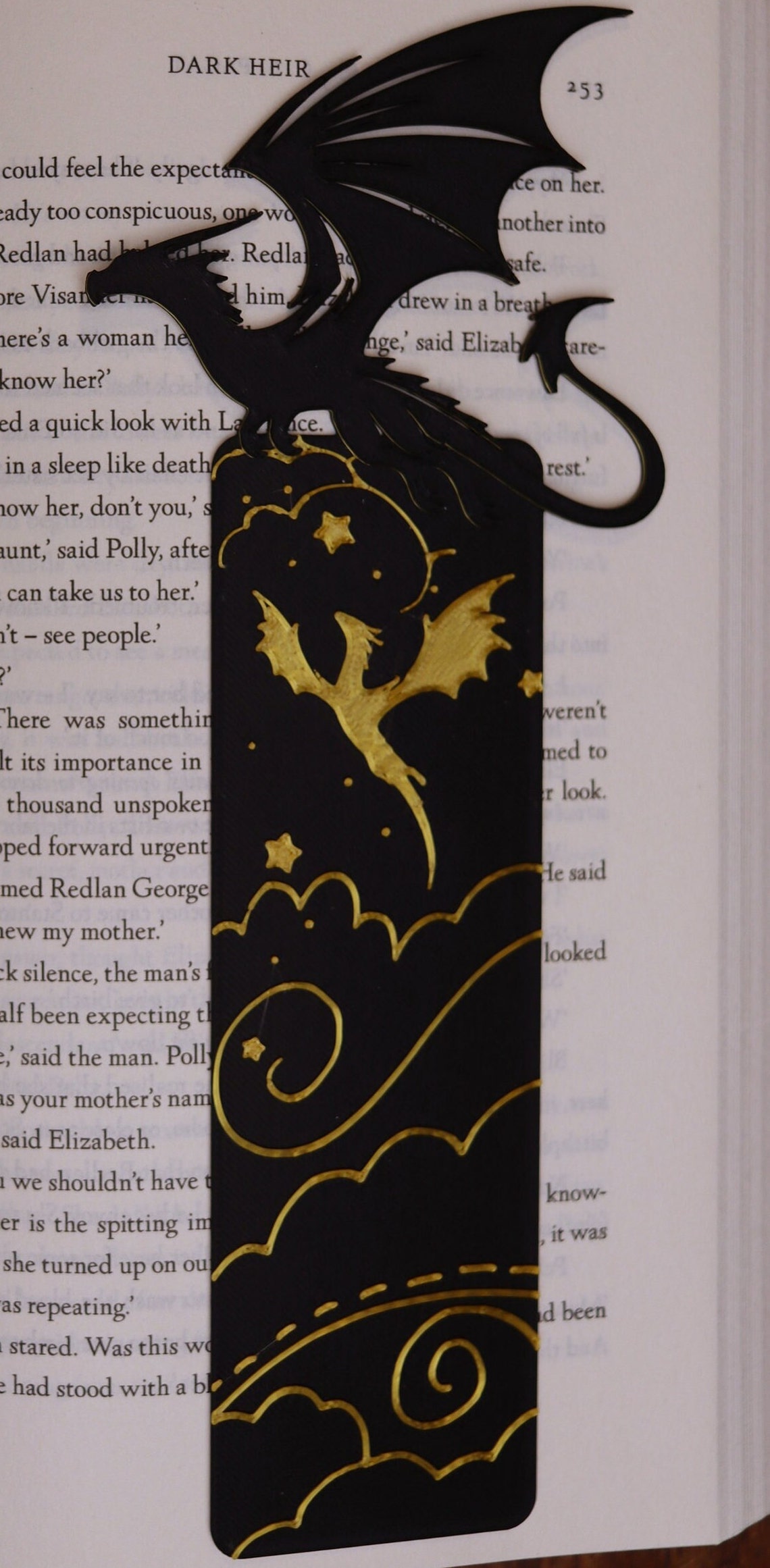 Dragon Bookmark 3D Printed Fourth Wing Fans - Etsy