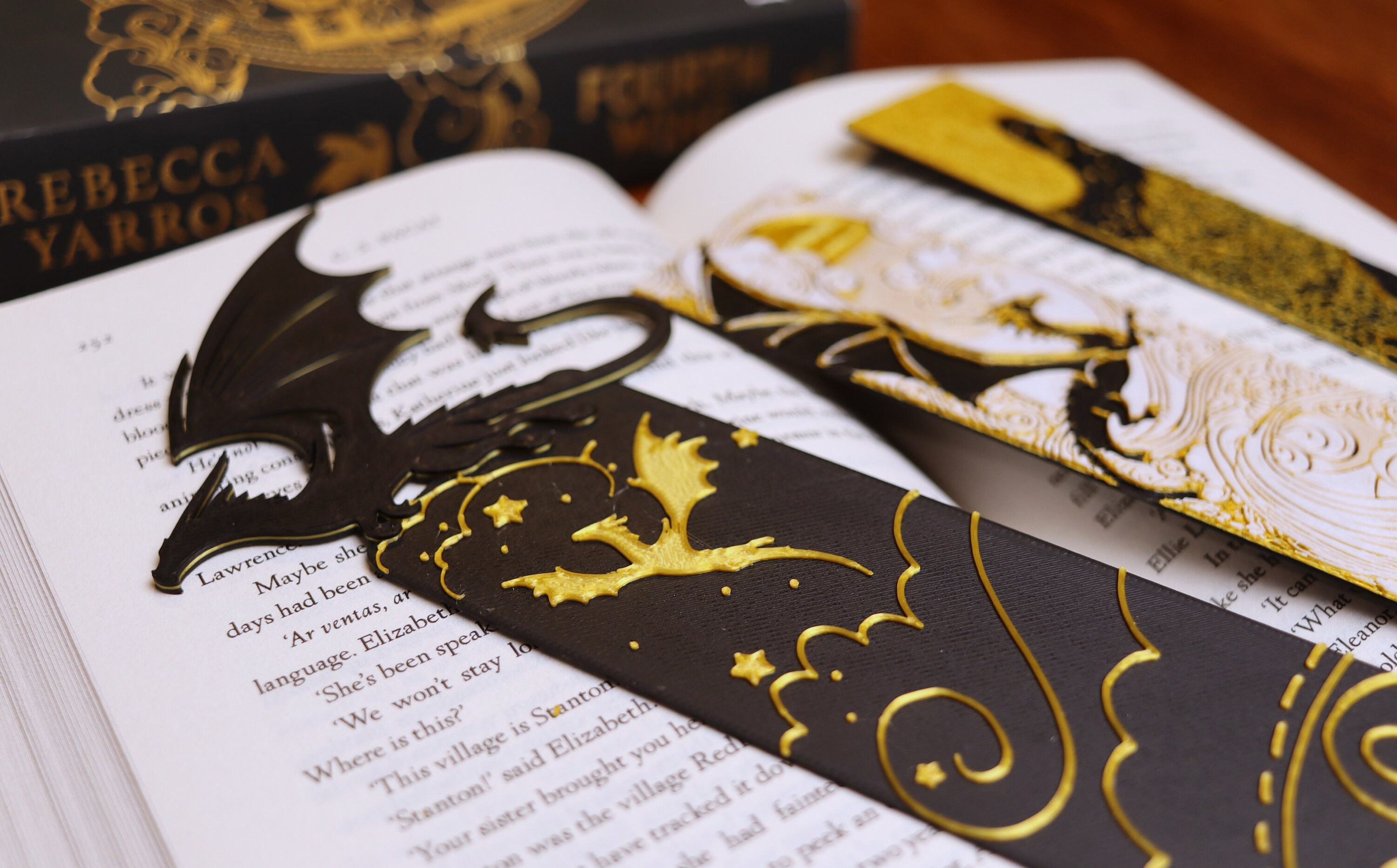 Dragon Bookmark 3D Printed - Fourth Wing Fans - Etsy
