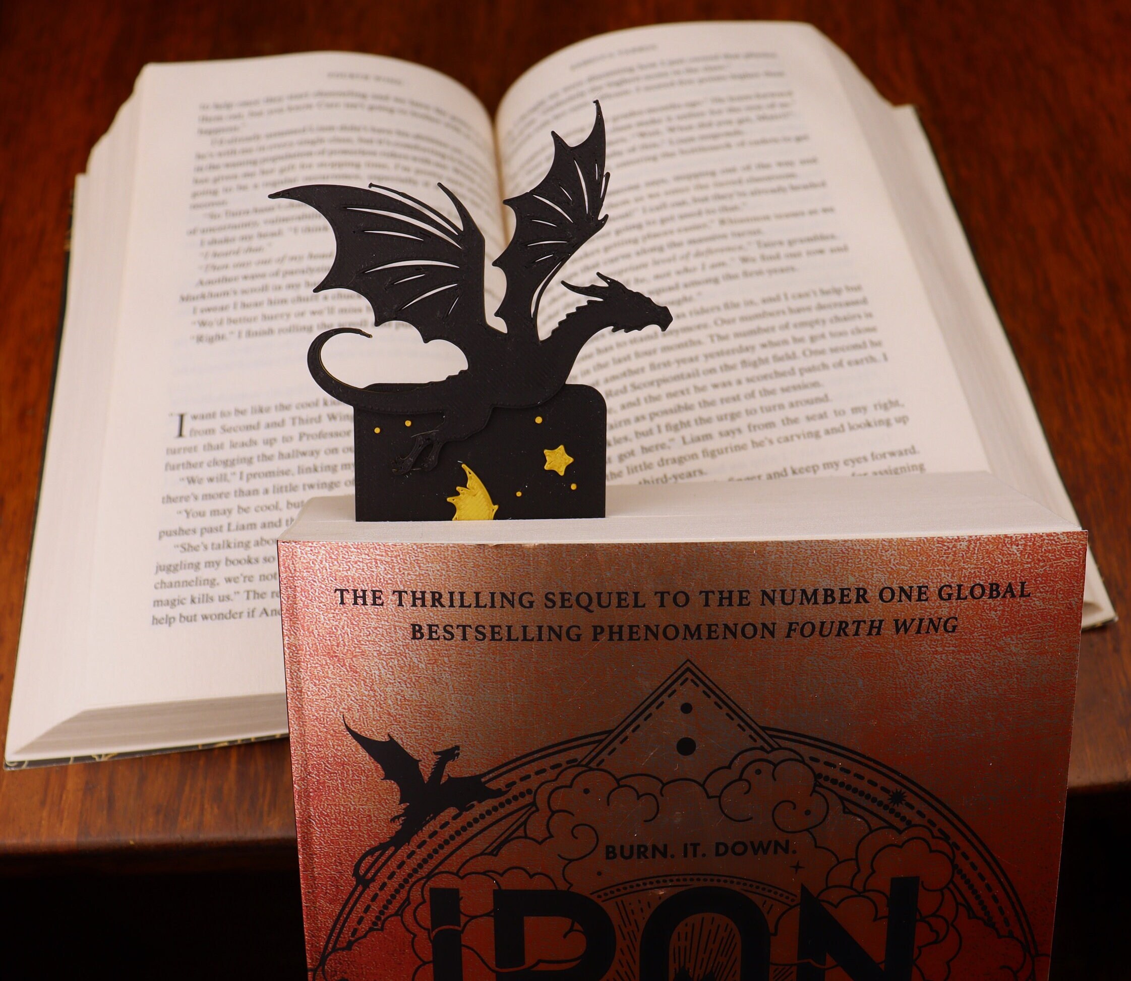 Dragon Bookmark 3D Printed - Fourth Wing Fans - Etsy