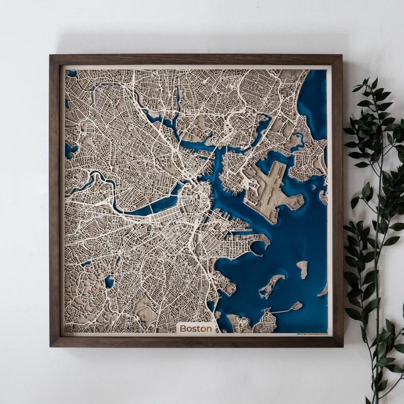 Wood City Map Rome - Etsy UK