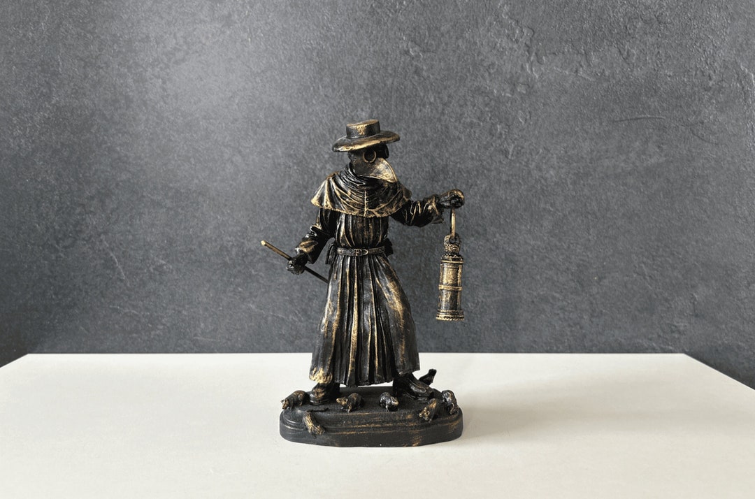 Plague Doctor Statue 21 Cm / 8.3, Bust Sculpture, Home Decor - Etsy