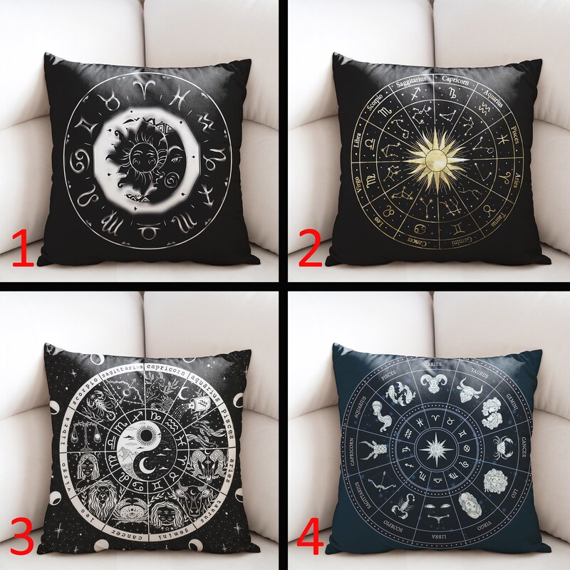 Zodiac Cushion Covers - Etsy UK