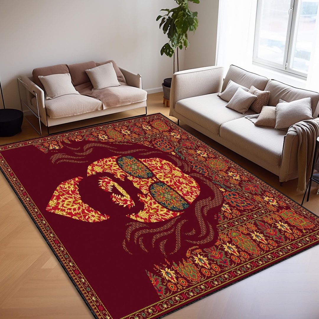 The Dude Abides Big Lebowski ,the Dude Rug Carpet, the Big Lebowski Rug ...