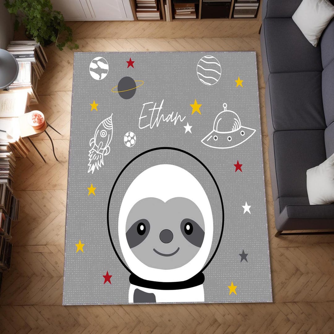 Personalized Rug, Add Your Name Rug, Kids Name Rug, Nursery Rug ...