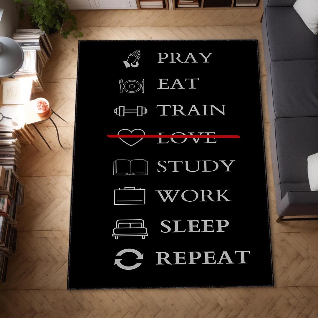 Fitness Mat for Home Workouts, Thick Exercise Mat for Yoga, Pilates ...