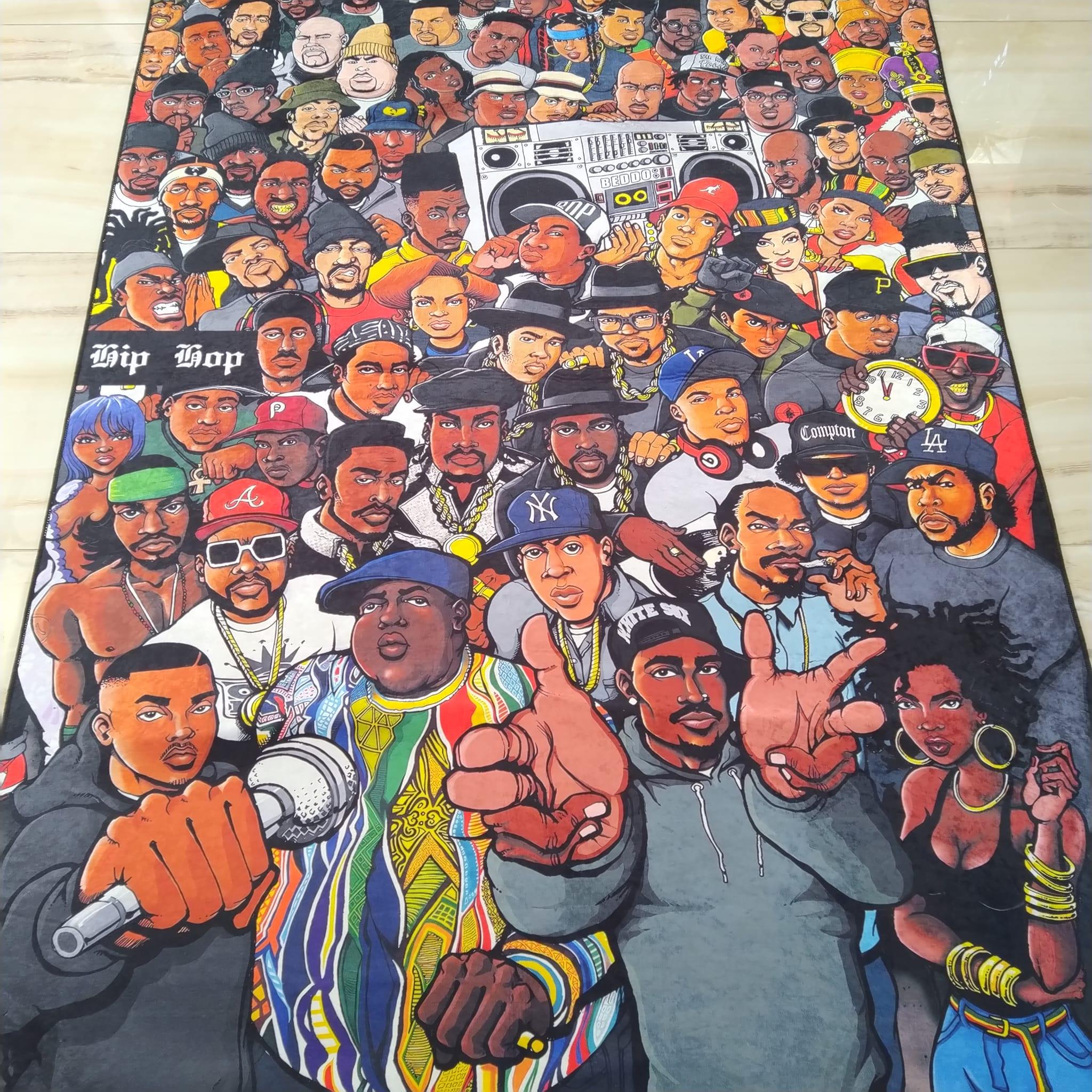 Music Rug, Rap Singer Rug, Personalized Rug, Area Rug, Housewarming ...