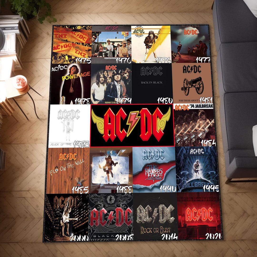 Full Album Rug, Rock N Roll Rug, Hard Music Carpet, Housewarming Gift ...