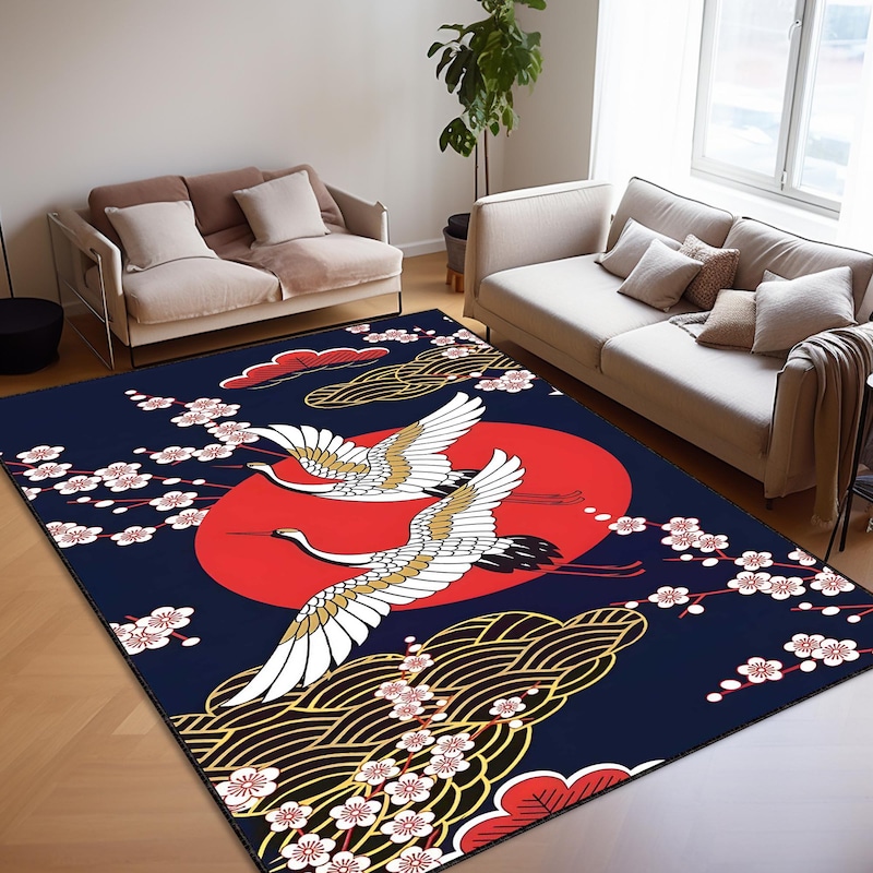 Japanese Style Rugs - Etsy