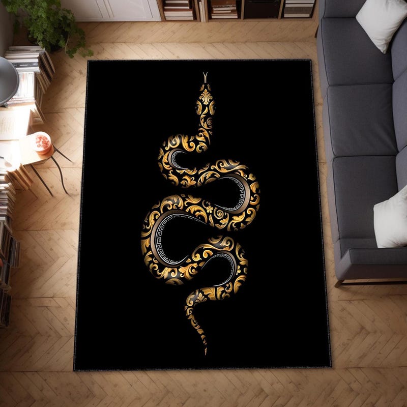 Snake Rug - Etsy