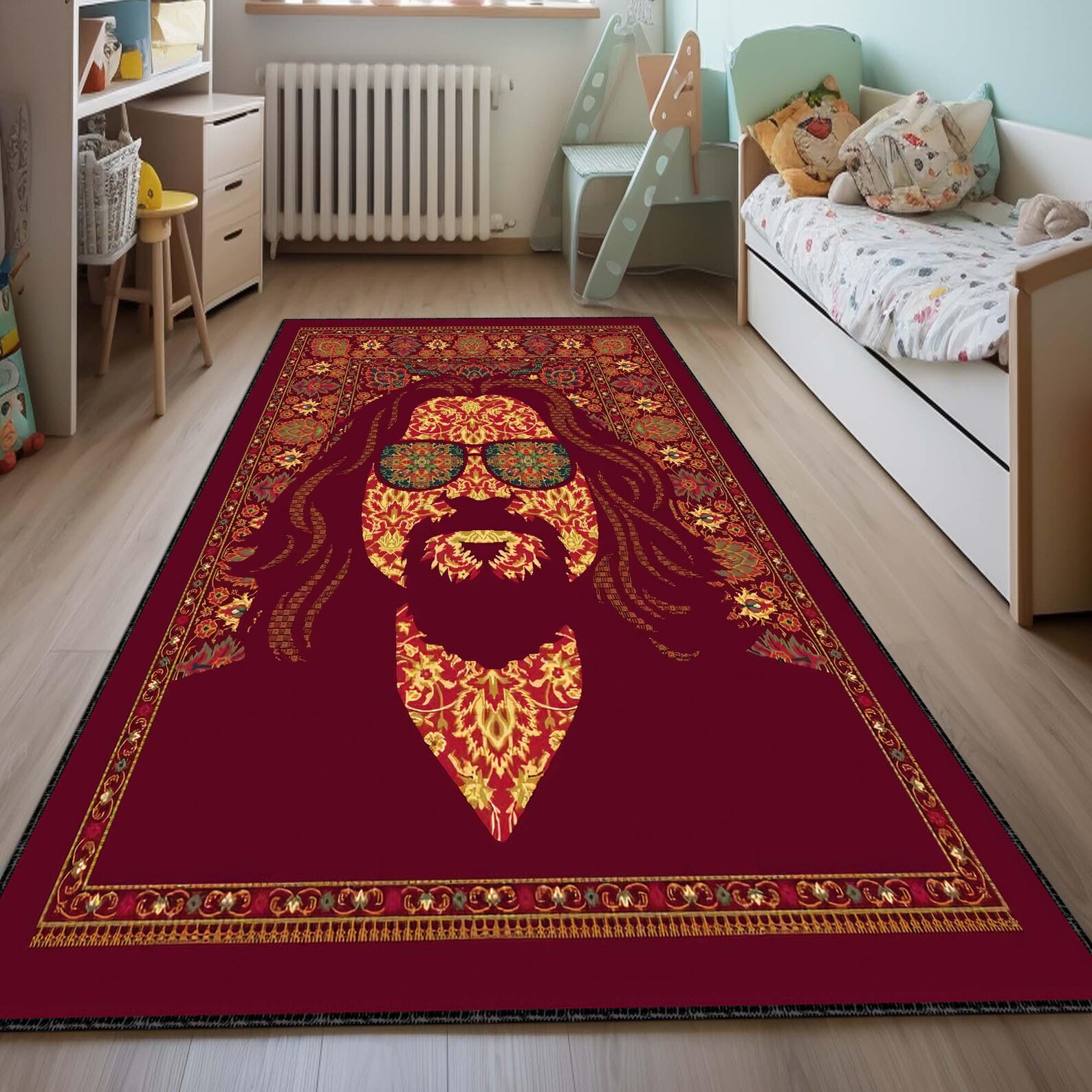 The Dude Abides Big Lebowski ,the Dude Rug Carpet, the Big Lebowski Rug ...