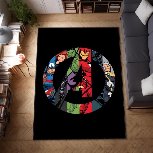 Avengers Rug - Etsy