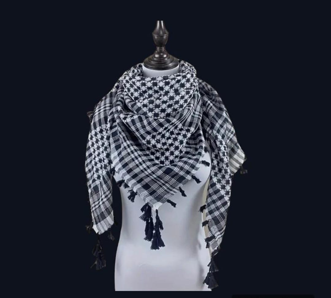 Genuine Palestinian Keffiyeh Smspidy Arab Keffiyeh Shemagh Original ...