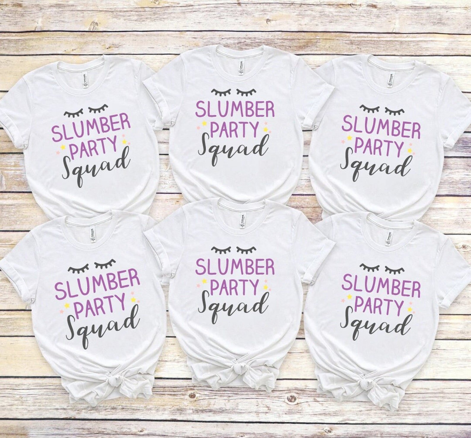 Slumber Party Squad Shirts , Girls Birthday Party Shirts , Slumber ...
