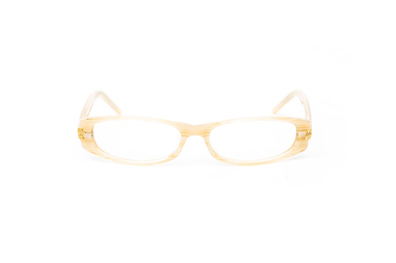 Authentic 90s Rectangular Ivory Eyeglasses Reading Glasses Frame - Etsy
