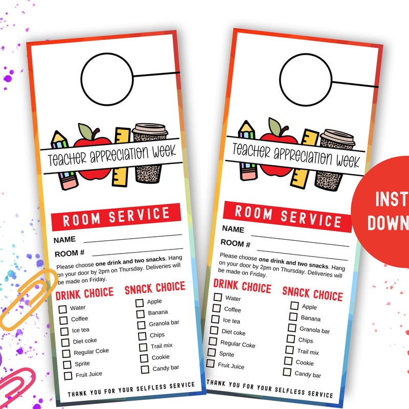 Teacher Room Service - Etsy
