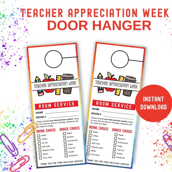 Teacher Room Service - Etsy