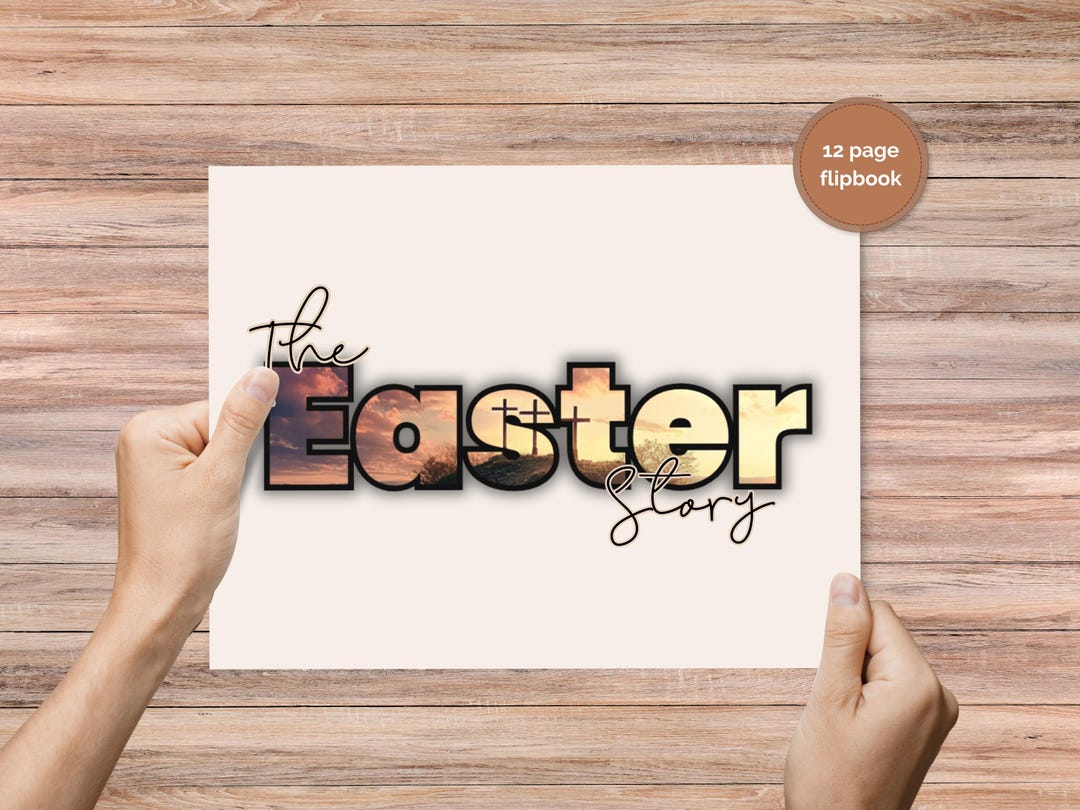 Easter Story Printable for Kids, Holy Week for Kids, Christian Easter ...